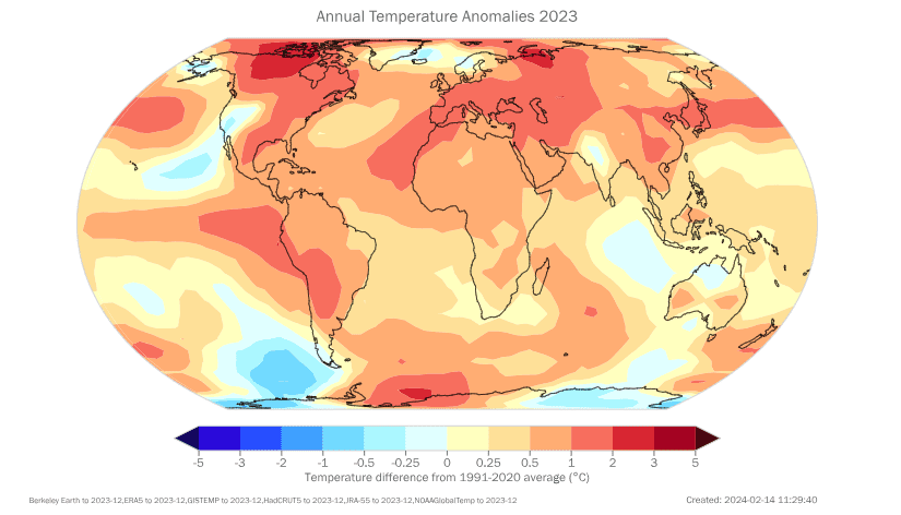 The state of global climate in 2023 - Brochesia